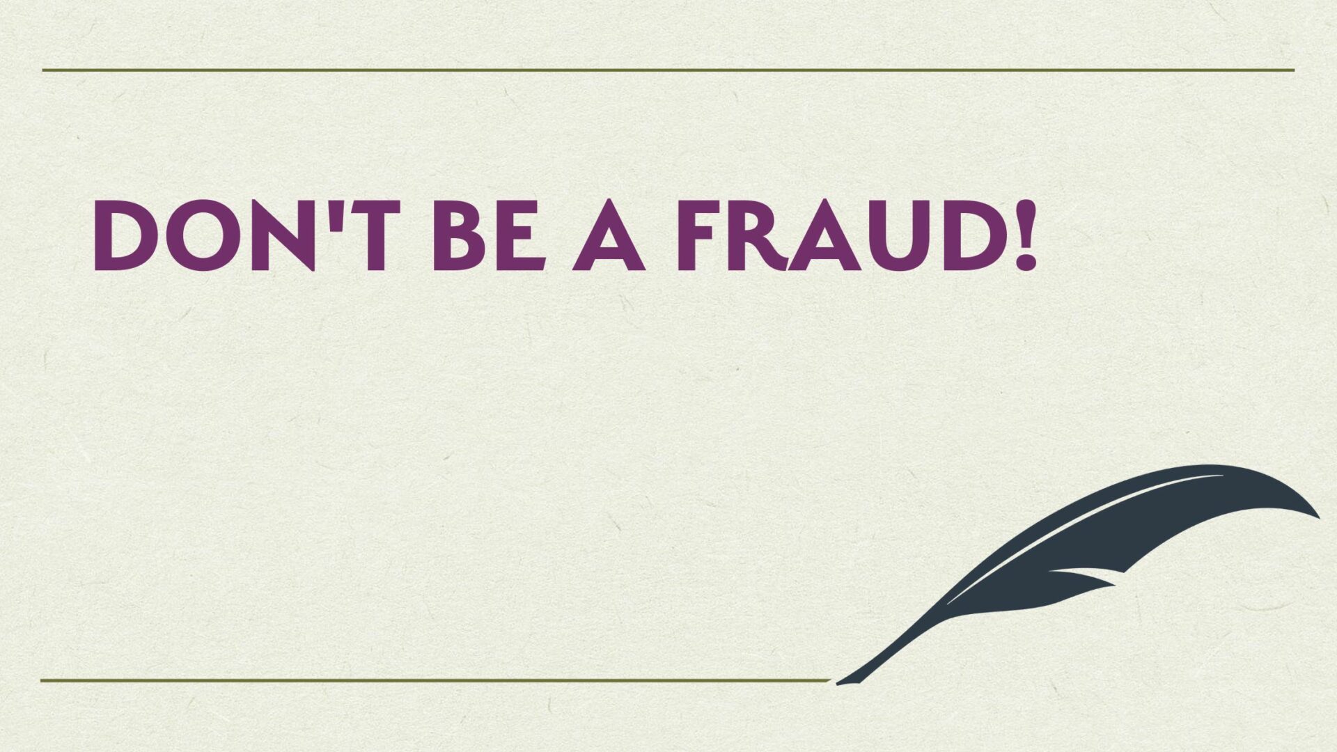 Don’t Be a Fraud! - Carter Notary